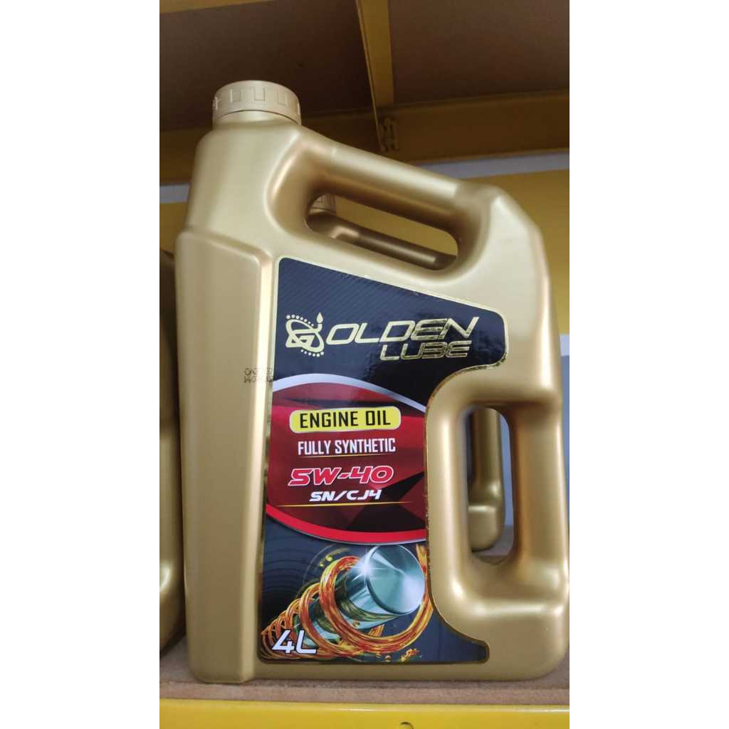 GOLDEN LUBE FULLY SYNTHETIC 5W-40 ENGINE OIL | Shopee Malaysia