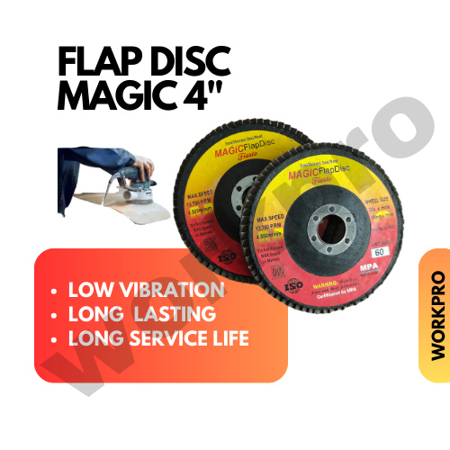Flap Disc Magic 4" / Sand Paper Flap Disc Abrasive / Sanding Grinding ...