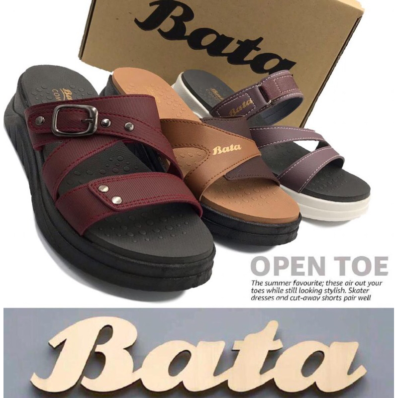Women Luxury Bata Signature Simple Soft Bottom Comfort Sandals / Sandal ...