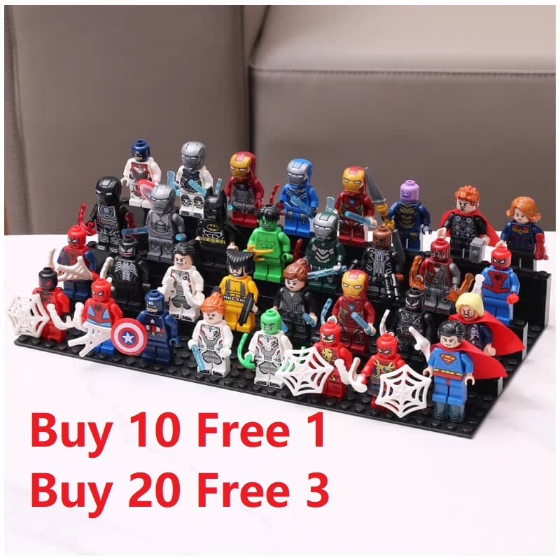 MINIFIGURES FIGURE TOYS BUILDING BLOCK RANDOM BUY 10 FREE 1 , BUY 20 ...