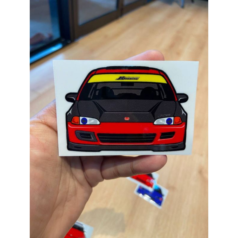 Honda Dolphin EG6 UV STICKER | Shopee Malaysia