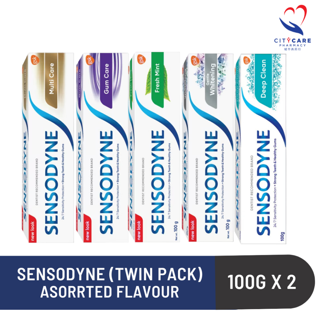 SENSODYNE ToothPaste Assorted Flavour 100g x 2 (TwinPack) | Shopee Malaysia