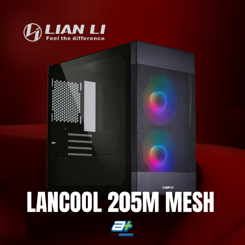 LIAN-LI LANCOOL 205M MESH (MATX) GAMING CASE | Shopee Malaysia