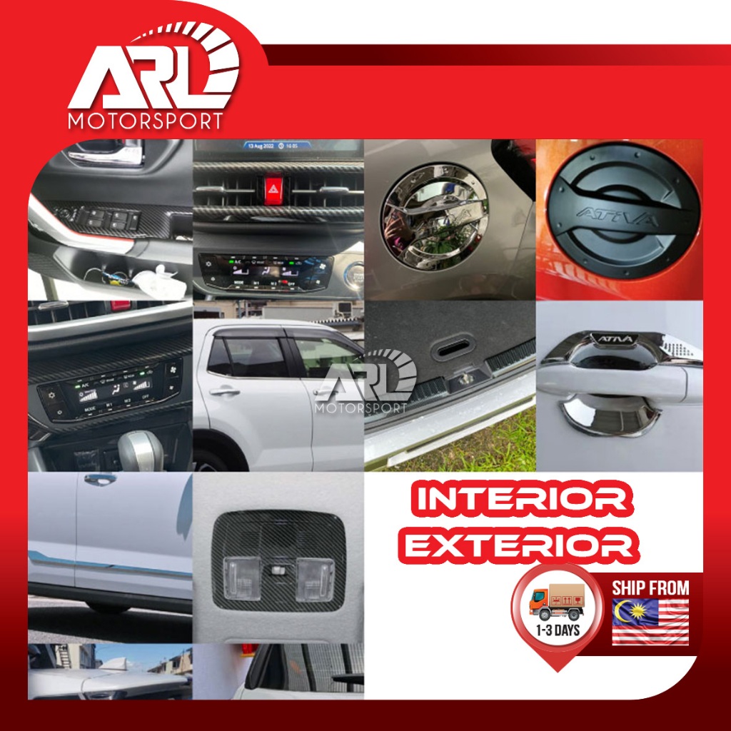 Perodua Ativa Interior Exterior Handle Petrol Door Window Lining Car ...