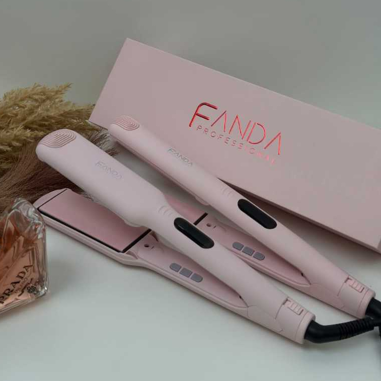 FANDA IONIC STRAIGHTENING IRON 凡达优品负离子直板夹 Catok Iron Pelurus Rambut ...