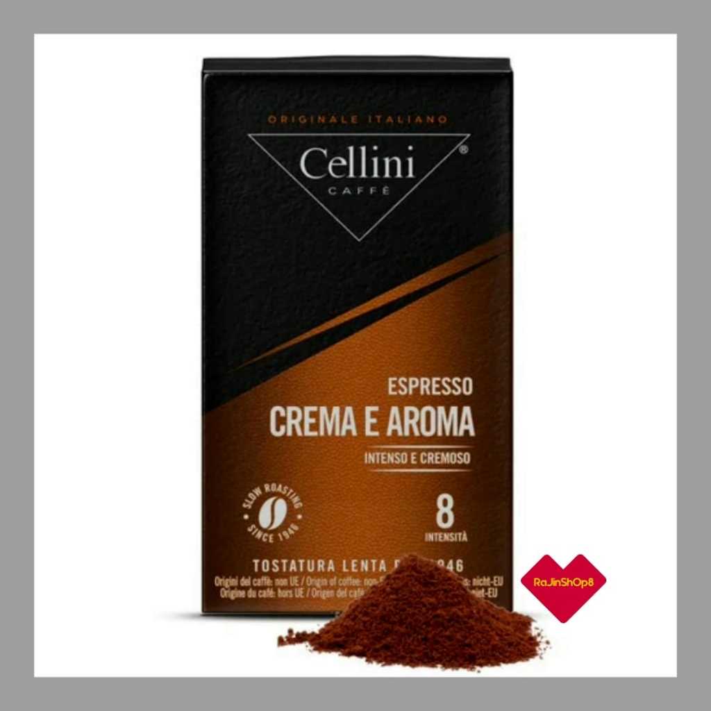 Cellini Caffe Crema E Aroma Espresso , Grinded coffee , 250g | Shopee ...