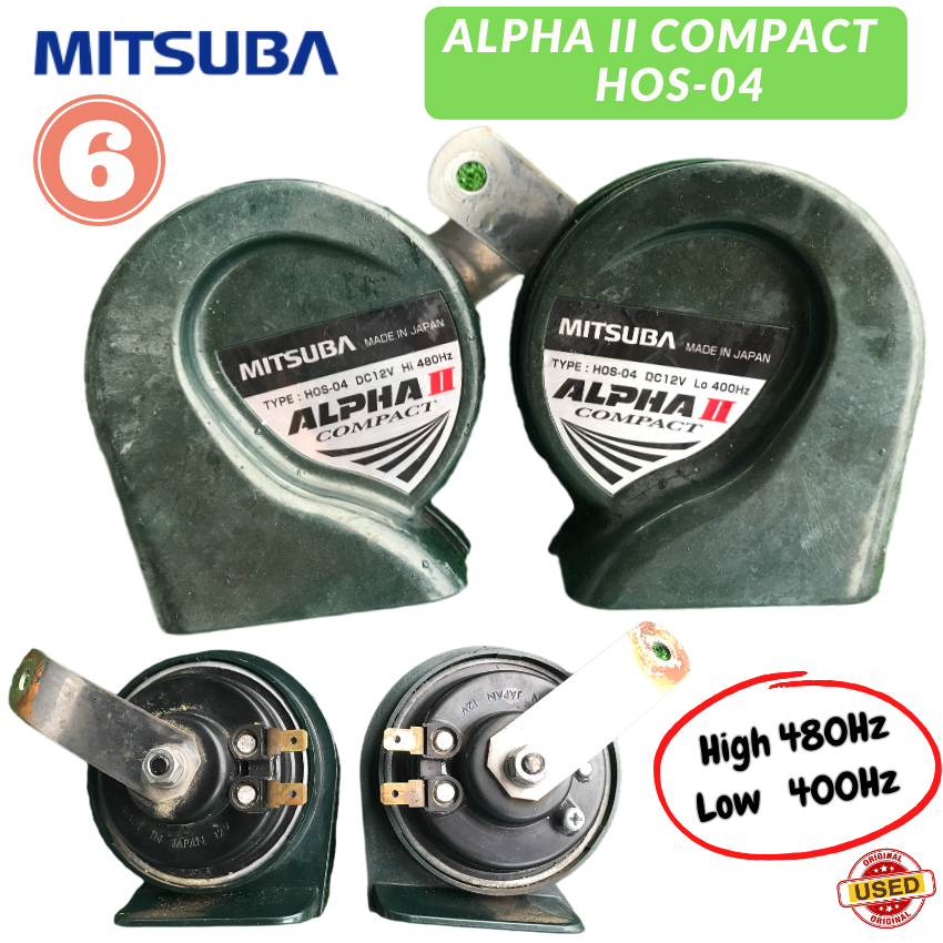 Used MITSUBA Horn Hon Kereta Ori Terpakai Jepun MITSUBA Horn Alpha ...