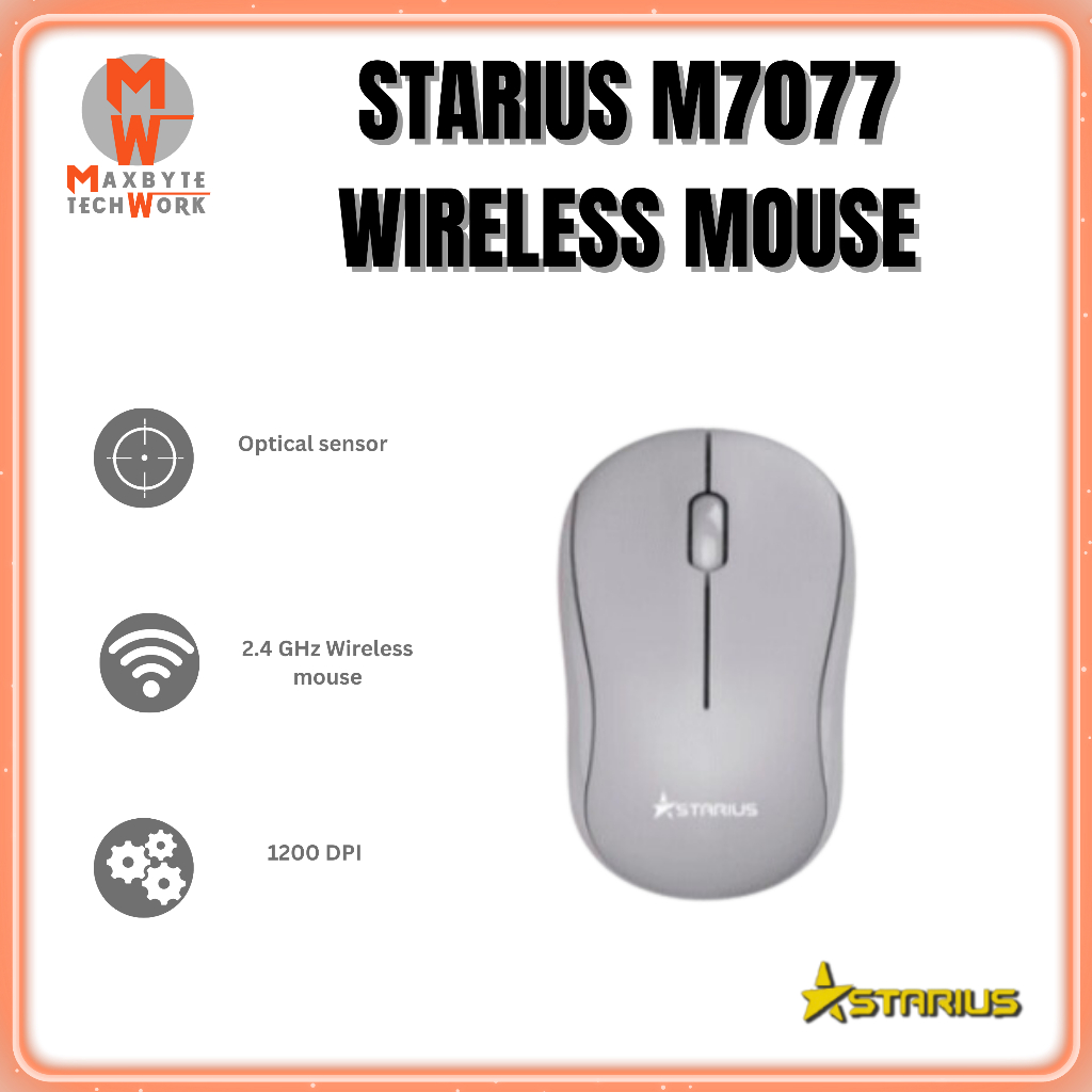 STARIUS M7077 Wireless Mouse | Shopee Malaysia