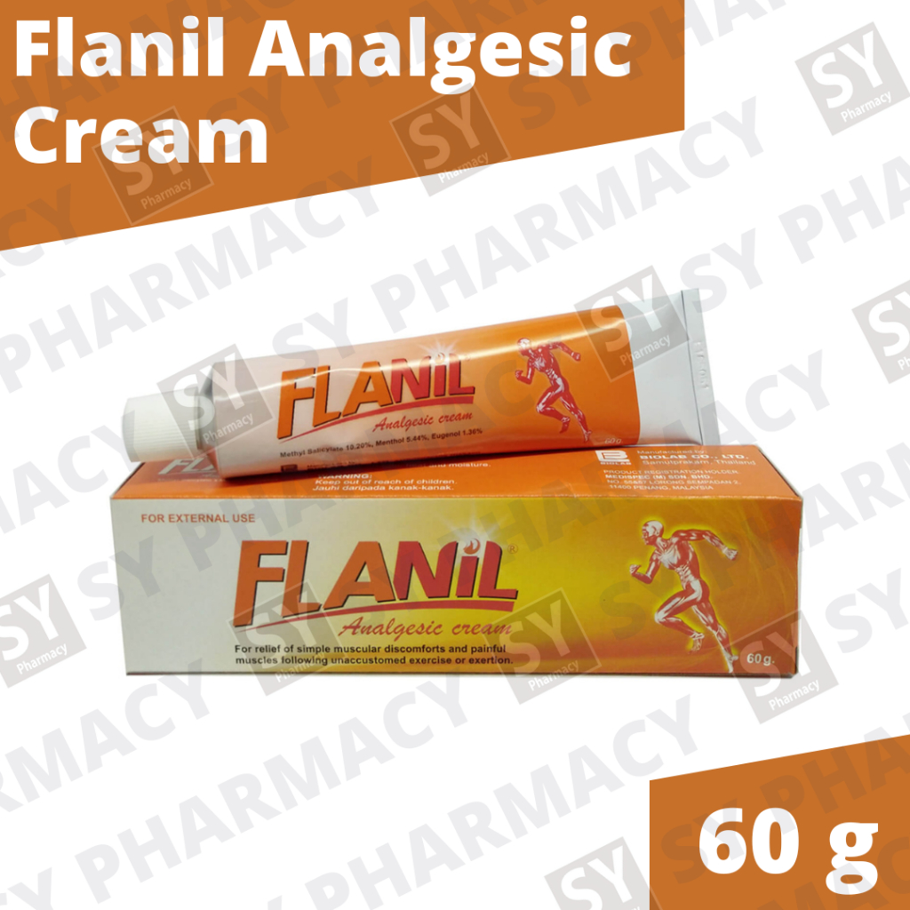 Flanil Analgesic Cream 30g/60g | Shopee Malaysia