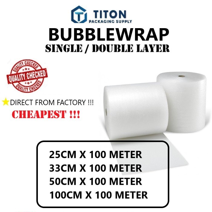 BUBBLE WRAP HIGH QUALITY 100 METER BIG ROLL SINGLE LAYER BUBBLE WRAP ... BUBBLE WRAP HIGH QUALITY 100 METER BIG ROLL SINGLE LAYER BUBBLE WRAP ...