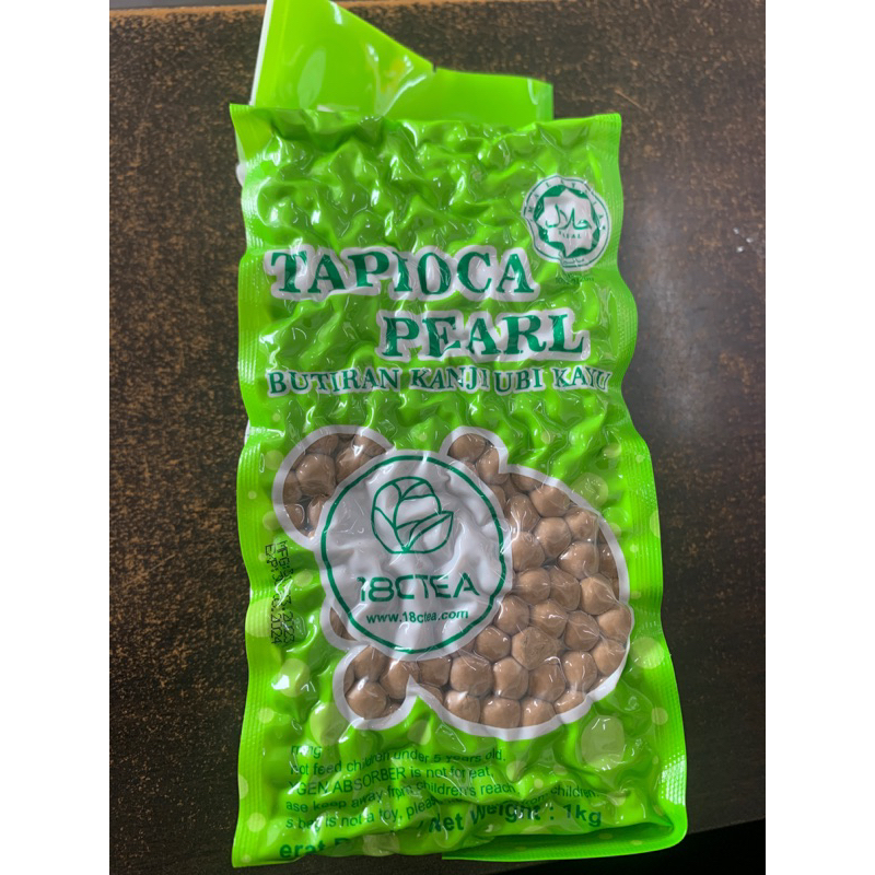 18C TEA Milk tea black pearl 1kg HALAL boba bubble tea milk tea | Shopee Malaysia