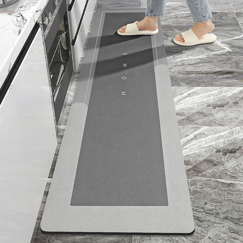 Super Absorbent Diatom Mud Pad Kitchen Floor Mat Bath Pad Anti-Slip ...