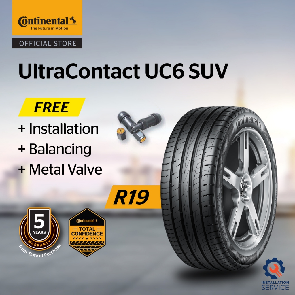 Continental UltraContact UC6 SUV R19 255/55 225/55 255/50 235/50 235/55 SSR 225/45 (with ...