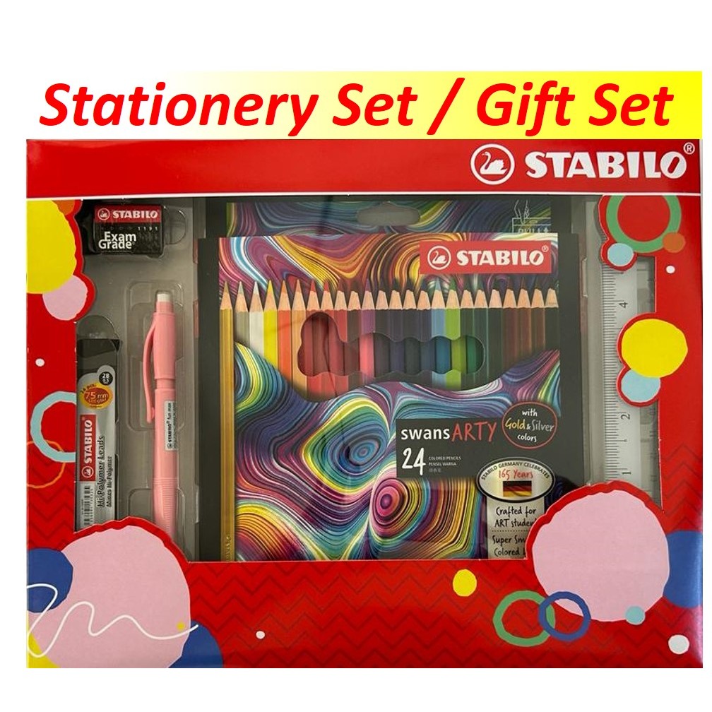 Stabilo Stationery Back To School Set Arty Color Pencils FunMax Gift ...