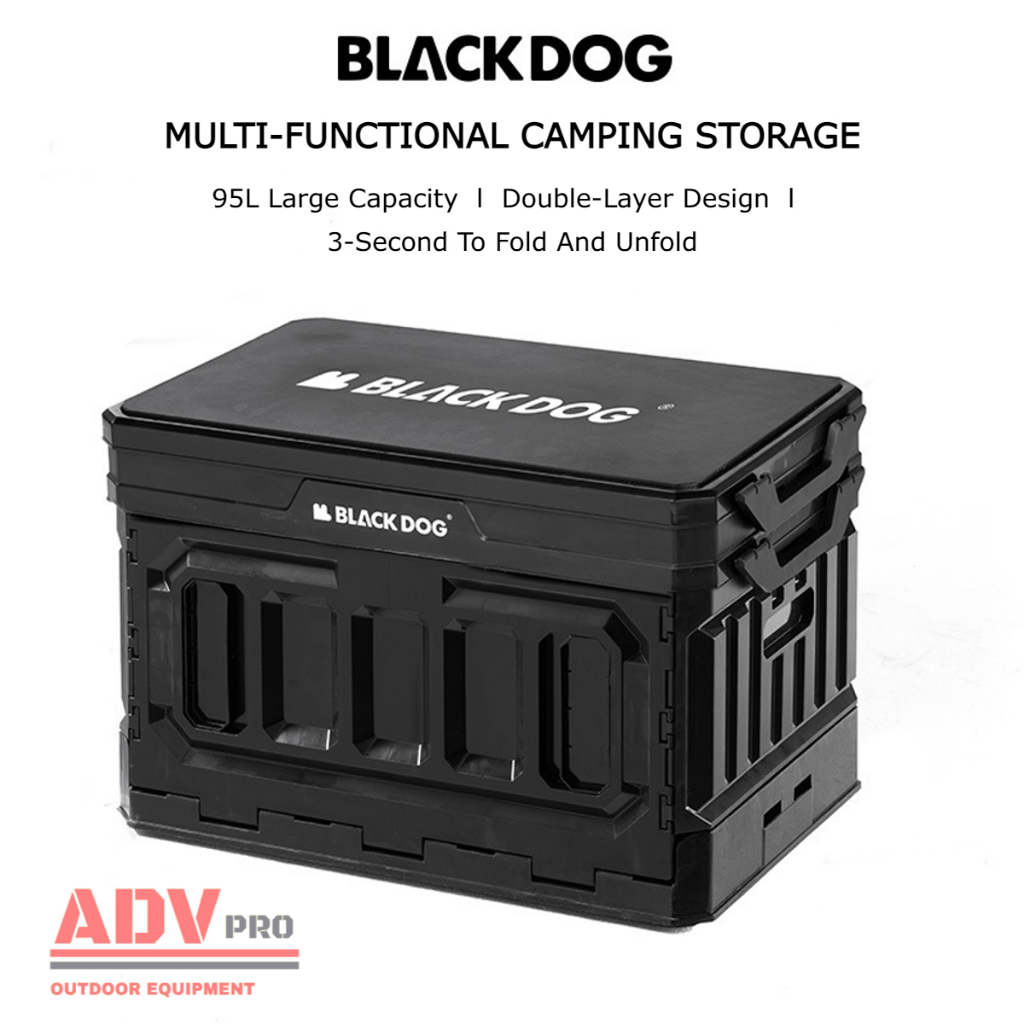 Blackdog 95L Double Layer Storage Box Multipurpose Box With Table Top ...