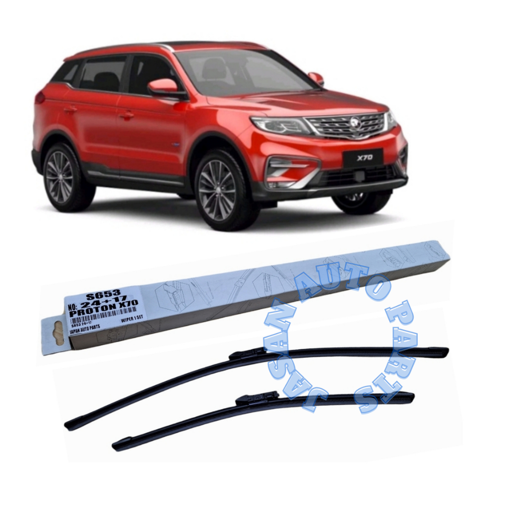 PROTON X70 OEM WIPER BLADES SET (24"+17") | Shopee Malaysia