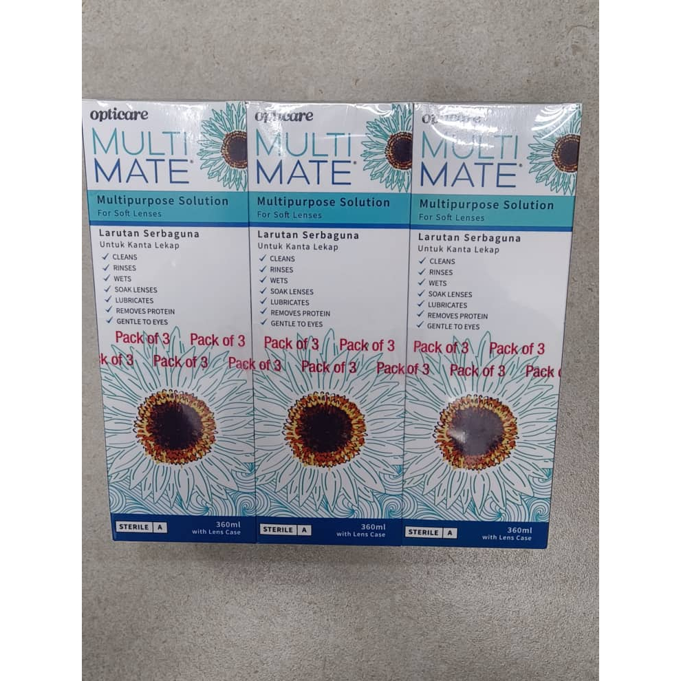 OPTICARE MULTIMATE SMPS (3x 360ML) EXPIRY 12/2025 | Shopee Malaysia