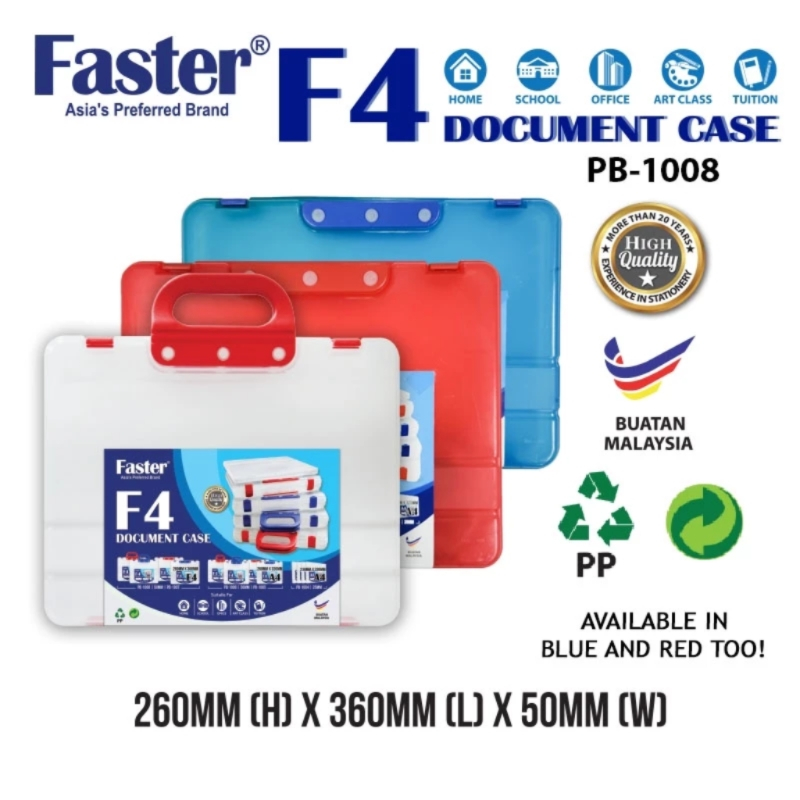 FASTER Document Case ( A4/F4) | Shopee Malaysia