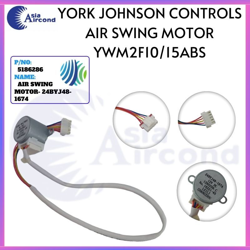 YORK JOHNSON CONTROLS 1.0HP & 1.5HP AIR SWING MOTOR YWM2F10/15ABS ...