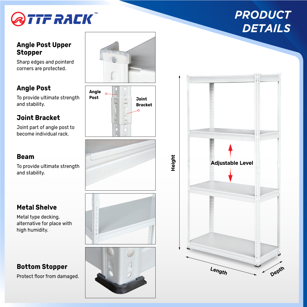 CLEARANCE SALE - TTF Rack™️ INSTYLE RACK Metal Rack 2in1 Storage ...