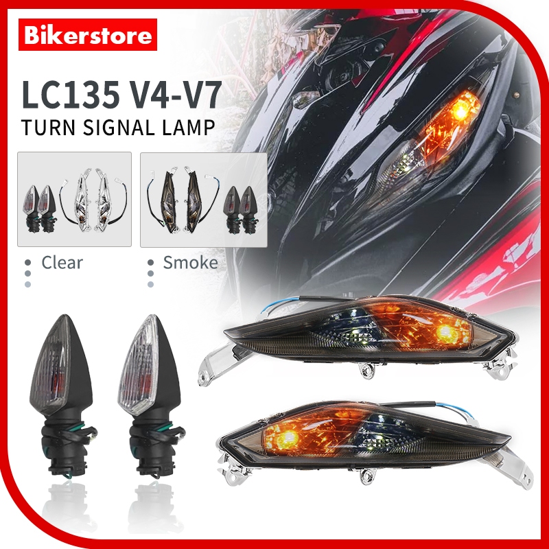 LC135 V4-V7 Front Signal Light Rear Signal Light Assy LC 135 V4 V5 V6 V7 Depan Belakang Set ...
