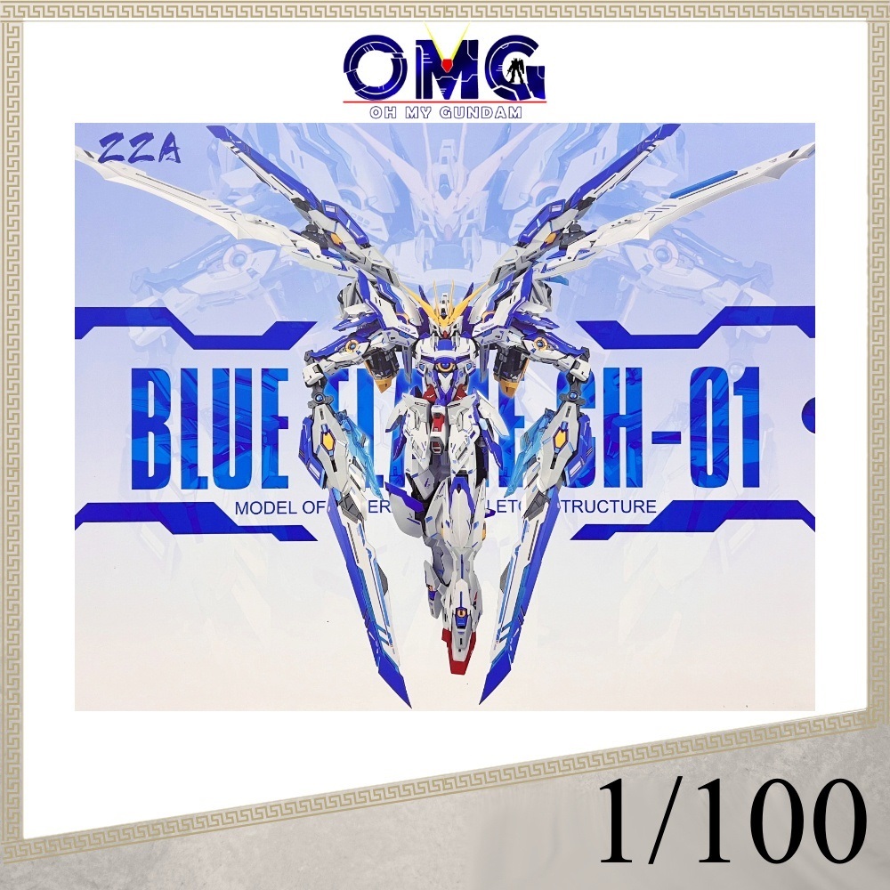 ZA Model 1/100 Blue Flame Assembly Model Kit CH-01 ZA08 ZA-08 ZZA Blue ...