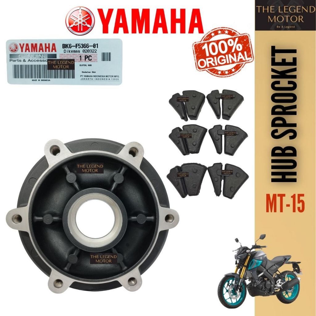 MT15 MT-15 Rear Hub Sprocket Housing Clutch Hub Ori Spocket Rubber ...