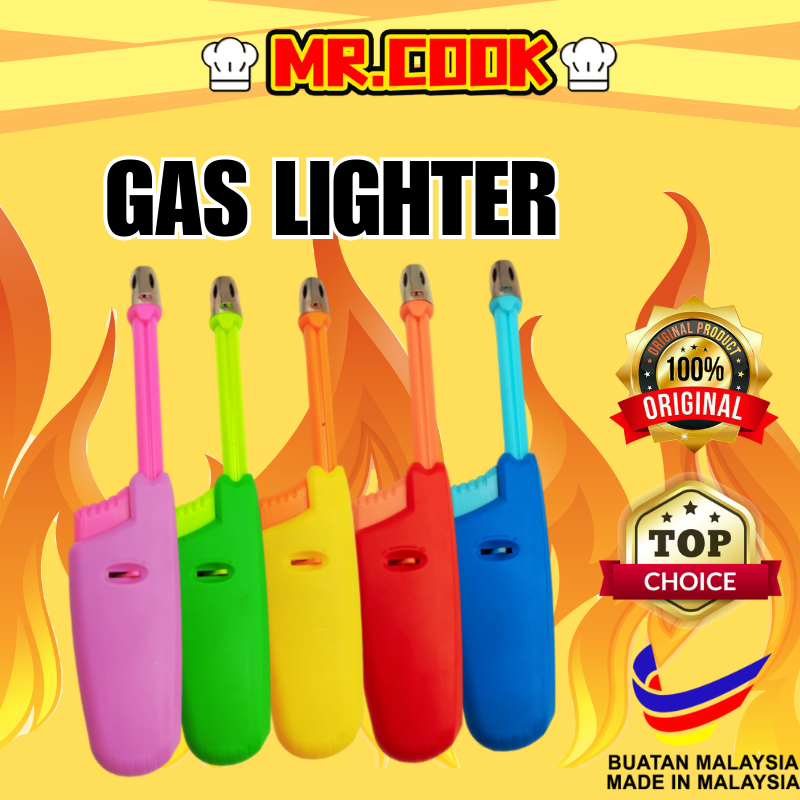 [MR.COOK] Pemetik Api Gas Lighter Adjustable Lighter BBQ Lighter Flame ...