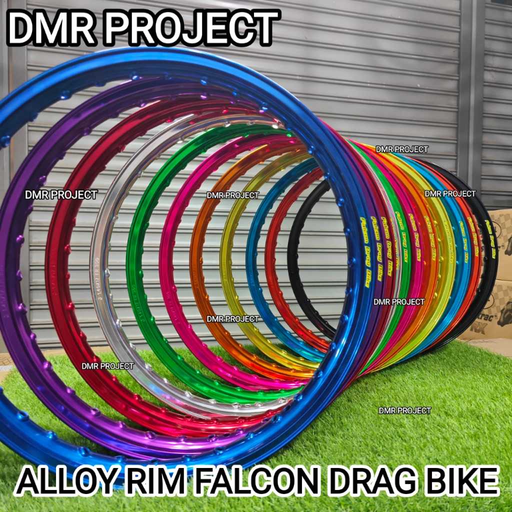 [ FALCON DRAG BIKE ] ALLOY RIM 1.20/1.40/1.60x17 & 1.60x18 (hger 1 pcs ...