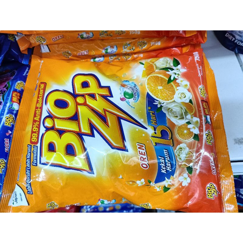 BIO ZIP POWDER DETERGENT 750G X 2PEK | Shopee Malaysia