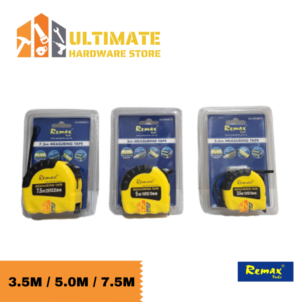 REMAX TOOLS 3.5M / 5M / 7.5M PROFESSIONAL MEASURING TAPE, MEASUREMENT TAPE | Shopee Malaysia