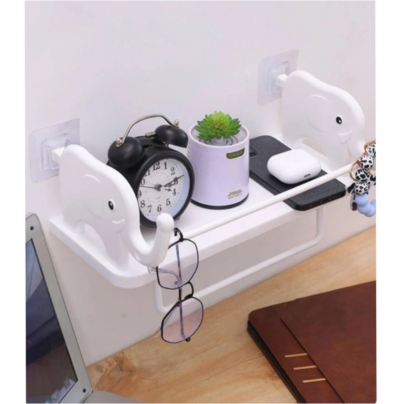 Storage Rack, Non-Perforated Wall Storage Rack,Self Adhesive Floating ...