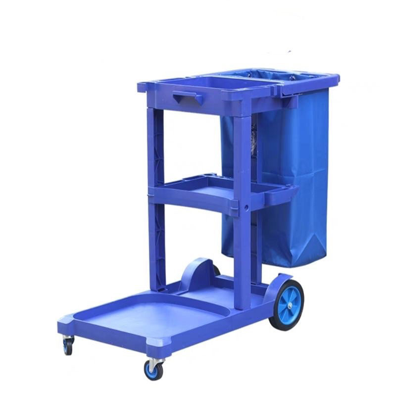 TKTT ™️ Commercial Janitor Cart Heavy Duty Cleaner Trolley ...