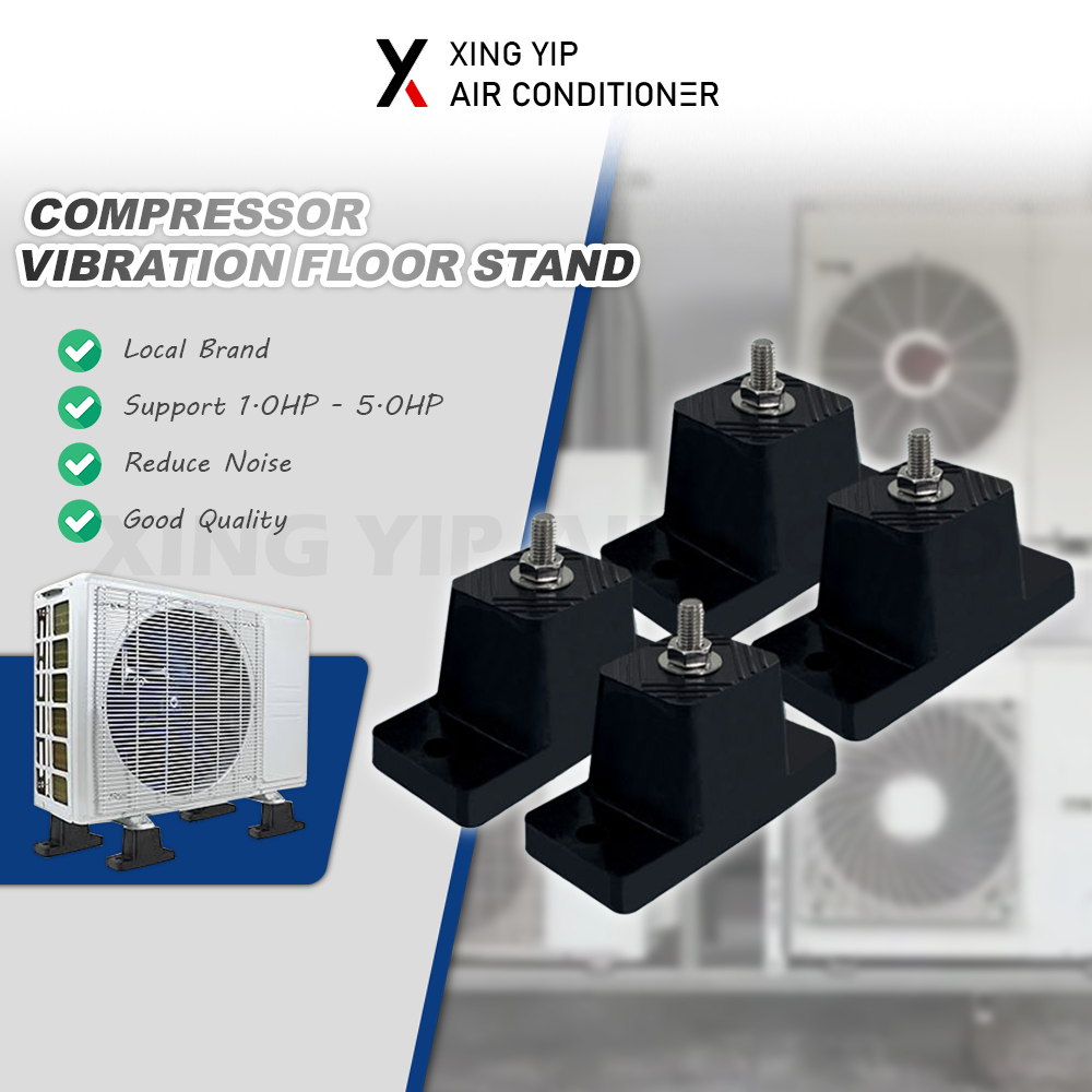 Air Cond Compressor Vibration Floor Stand / 冷气外机减震垫 (1.0HP - 5.0HP ...
