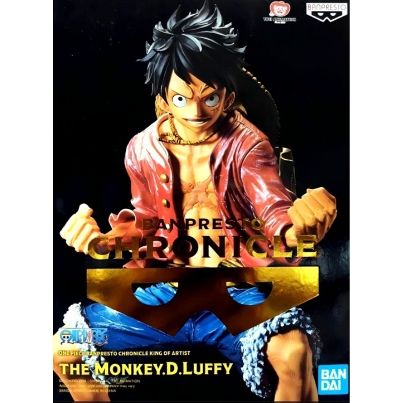 Original Bandai Banpresto Chronicle One Piece Monkey D. Luffy Master ...