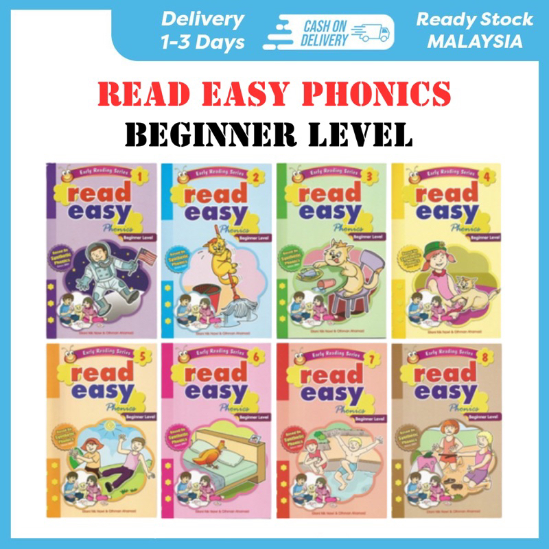 SET READ EASY PHONICS – BEGINNER LEVEL | Shopee Malaysia