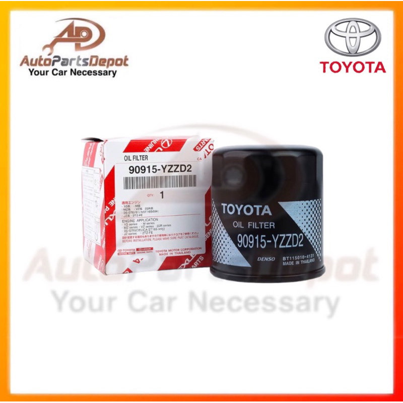 TOYOTA (90915-YZZD2) OIL FILTER CAMRY/ESTIMA/INNOVA/HIACE/HILUX ...
