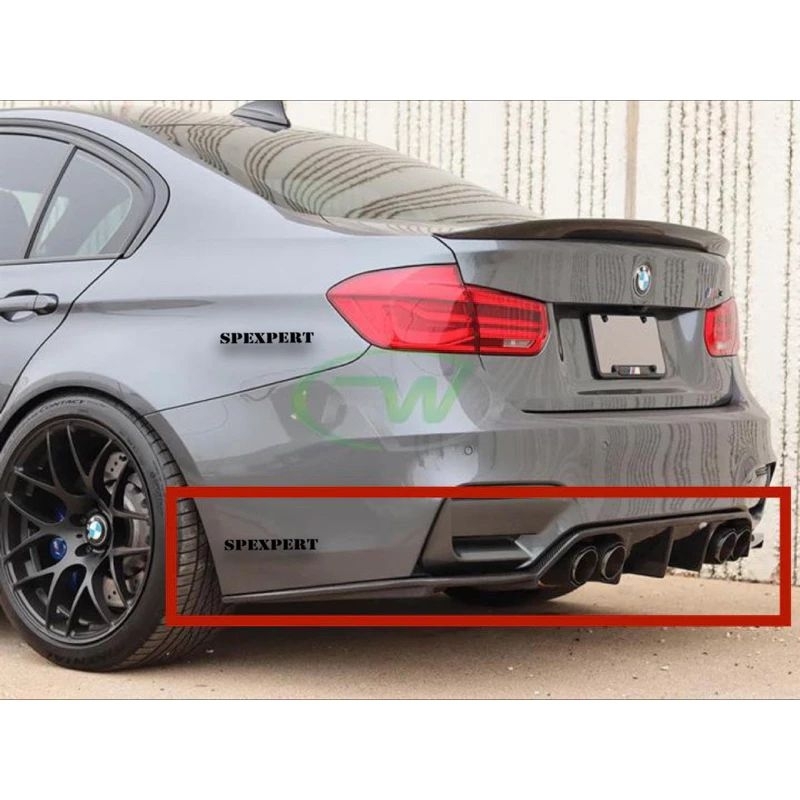BMW F30 M3 REAR DIFFUSER AN BUMPER USE | Shopee Malaysia
