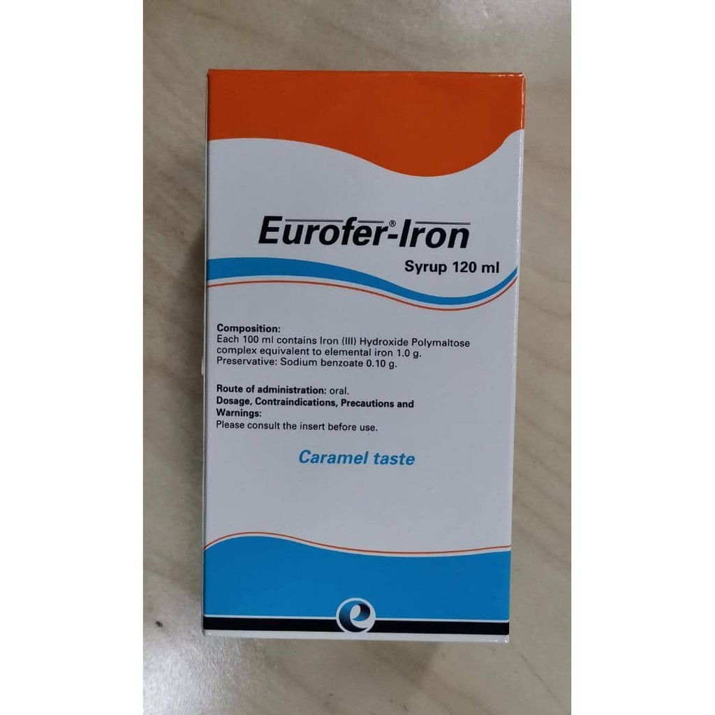 EUROFER-IRON SYRUP 120ML | Shopee Malaysia