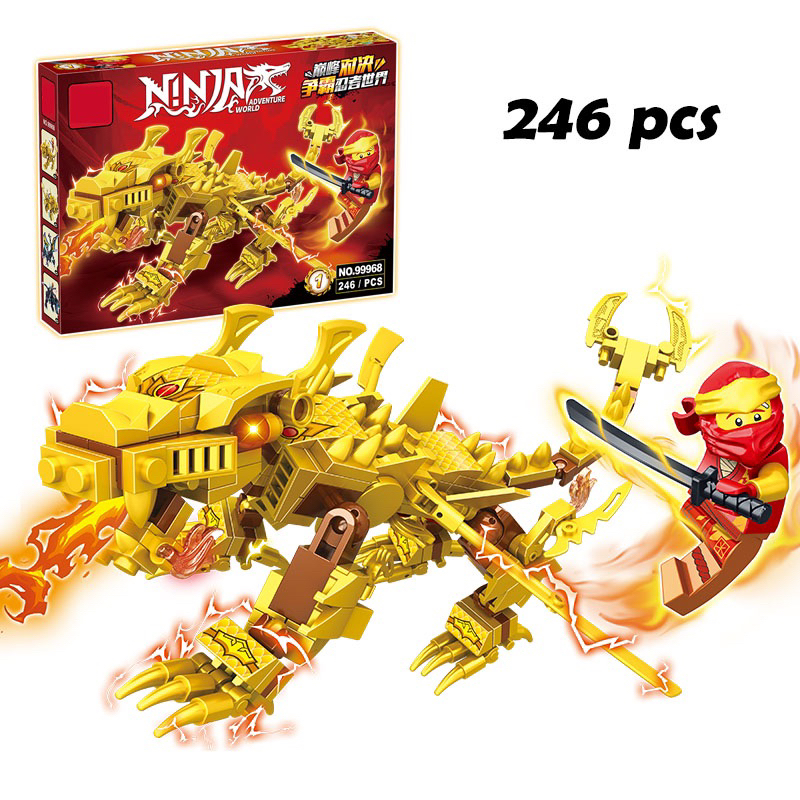 Ninja Warrior Mecha Model Puzzle Assembled Boys Small Particles ...