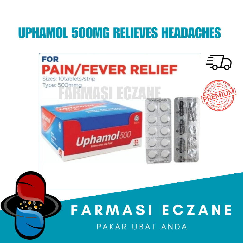 Uphamol 500mg paracetamol 500mg 10s/strip | Shopee Malaysia