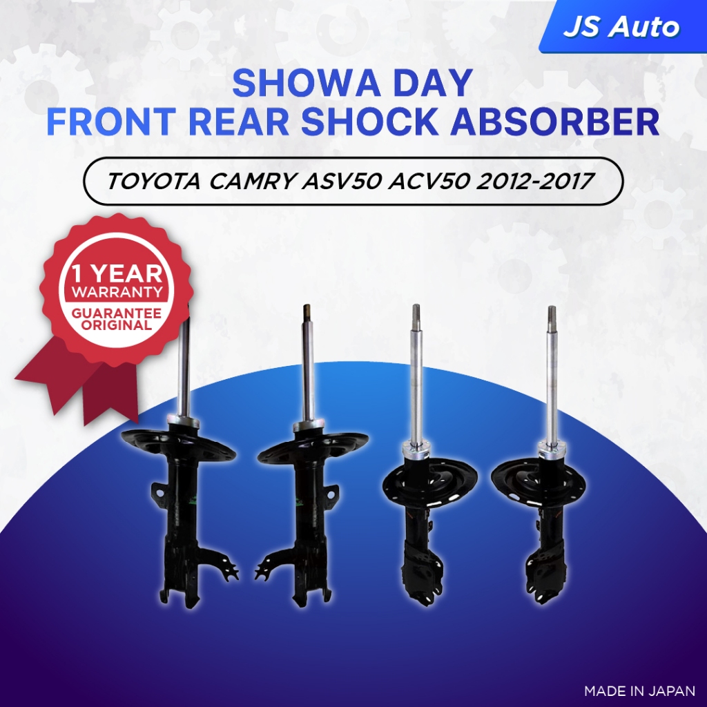 🔥TOYOTA CAMRY ASV50 ACV50 2012-2017 SHOWA DAY FRONT REAR ABSORBER (1 ...