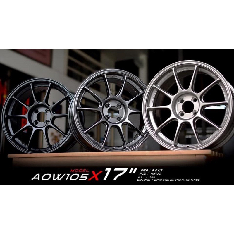 (100% Made In Thailand) AOW AUTO OPTION TC105X (Flow Forming Series) 15 ...