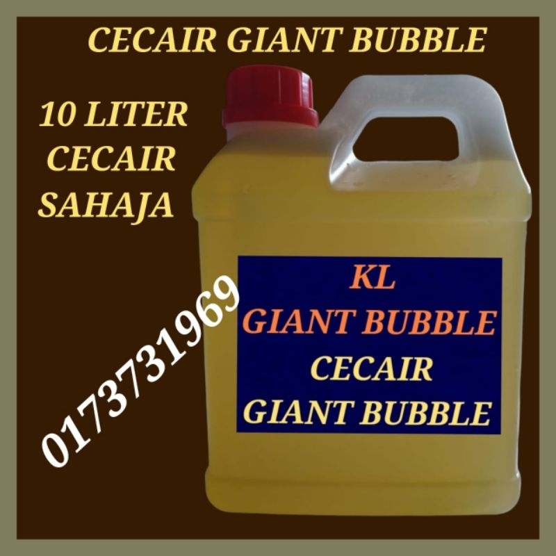 Cecair Giant Bubble 10 Liter (Hanya Cecair) | Shopee Malaysia