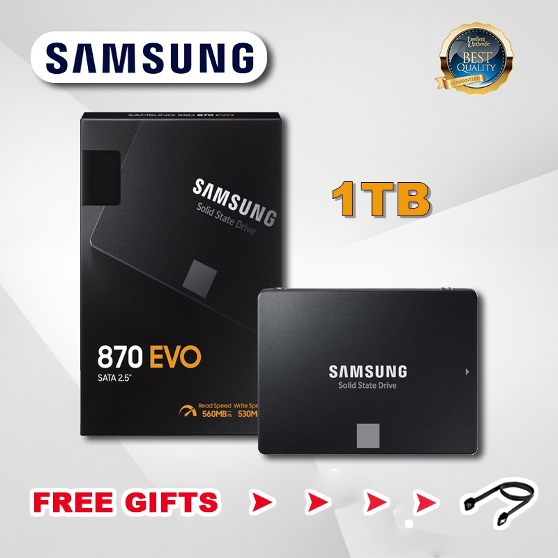 Samsung SSD 870 Evo 120G/250G/500G/1TB solid state drive 2.5 inch SATA3 for laptop and desktop ...