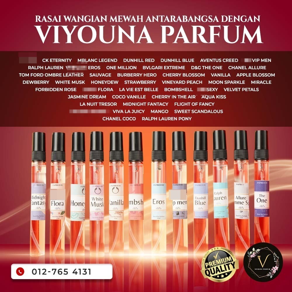 Pen Perfume Inspired 12ml High Quality Perfume Minyak Wangi Perempuan ...