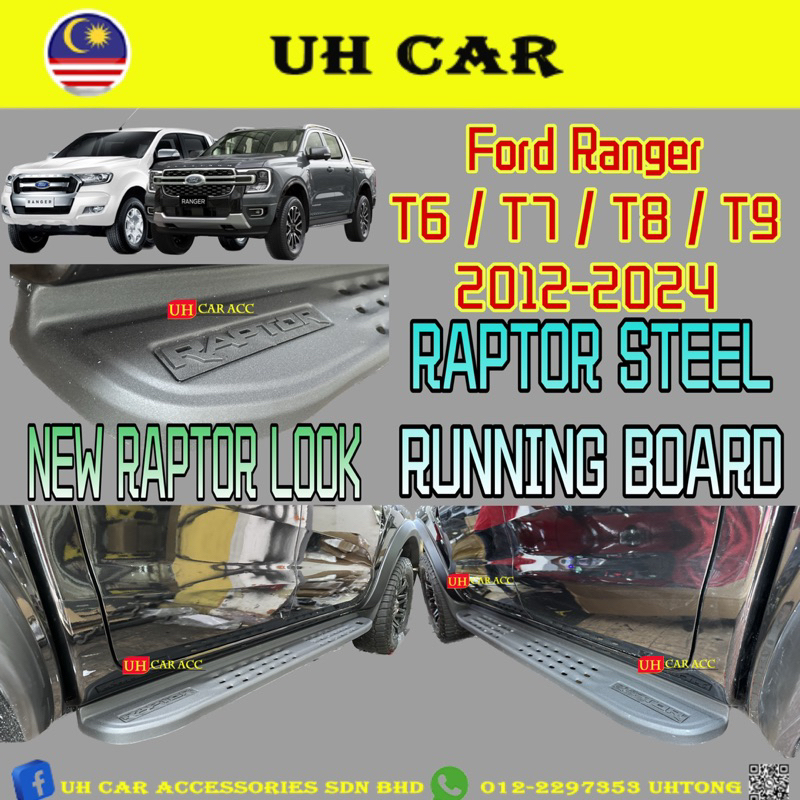 (RAPTOR NEW) Ford Ranger T6 T7 T8 T9 XL XLT PLUS WILDTRAK Raptor Steel ...