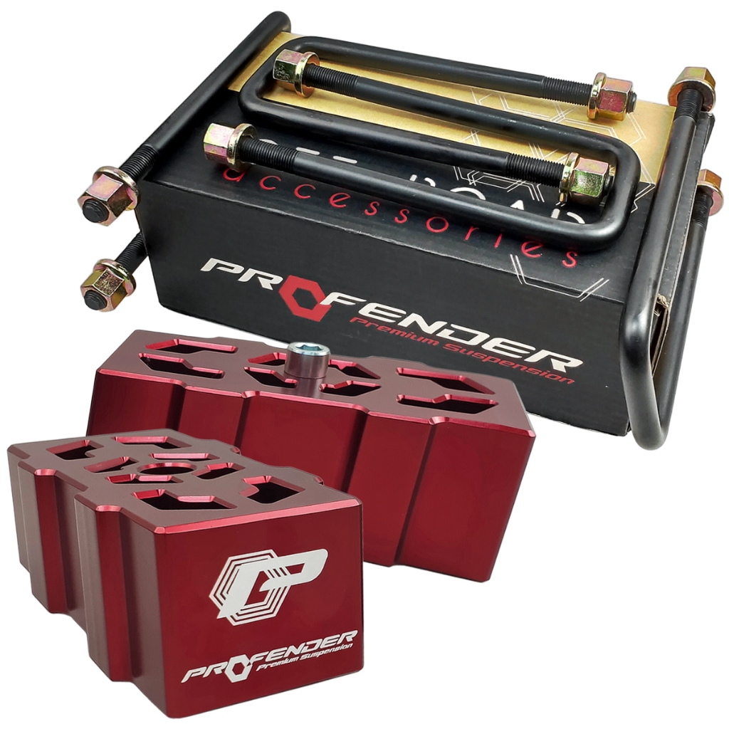 (1 Pair) PROFENDER Lift Up Rear Suspension Block Adapter Lift Kit ...