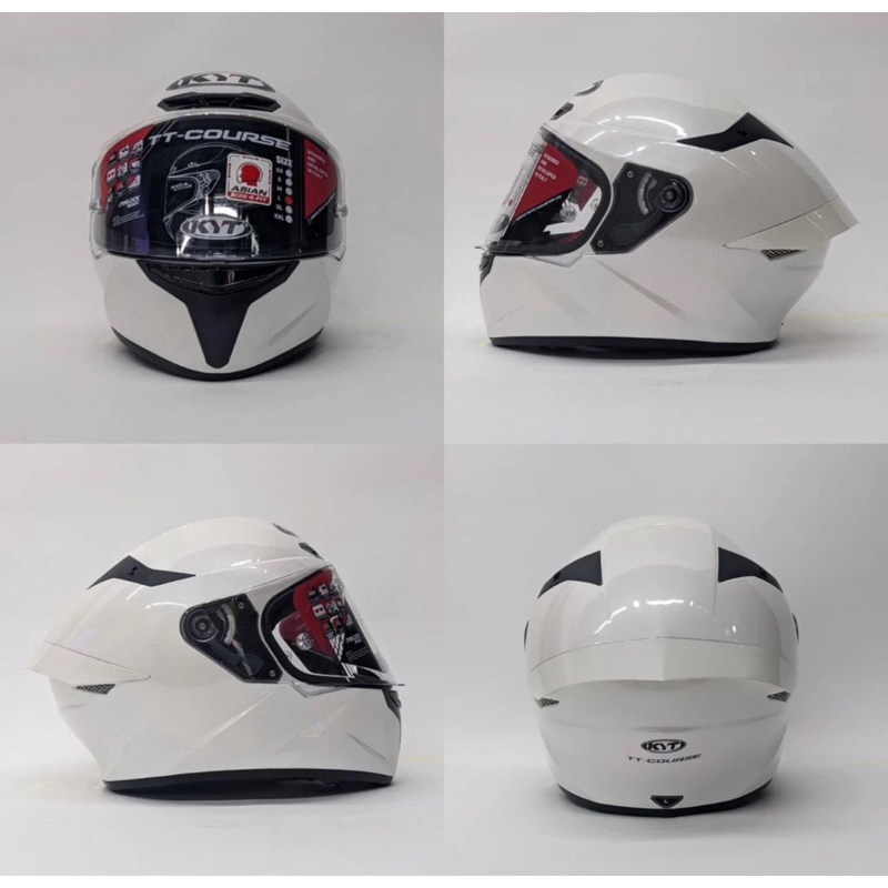 KYT HELMET FULL FACE KYT TT-COURSE PLAIN COLOR | Shopee Malaysia