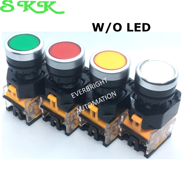 22mm LA38 Round Alternate Latching Self Locking Push Button 1NO 1NC | Shopee Malaysia